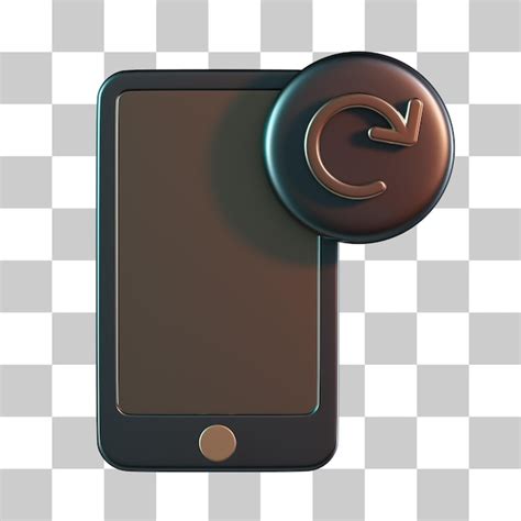 Premium Psd Phone Refresh 3d Icon
