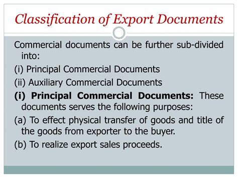 Ppt Export Import Documentation In India Powerpoint Presentation