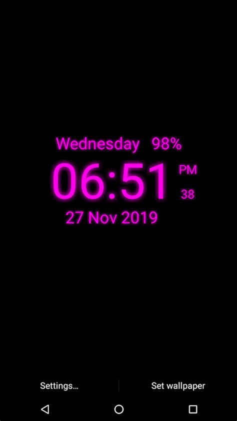 Digital Clock Live Wallpaper Apk For Android Download