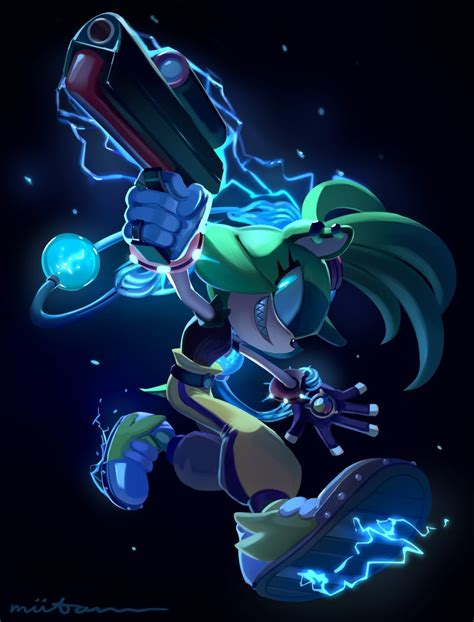 Surge The Tenrec Sonic And 1 More Drawn By Miitara Danbooru