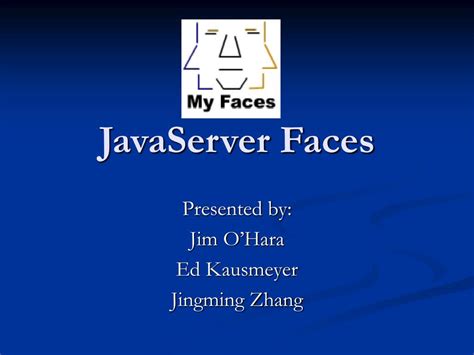 ppt javaserver faces powerpoint presentation free download id 5105520
