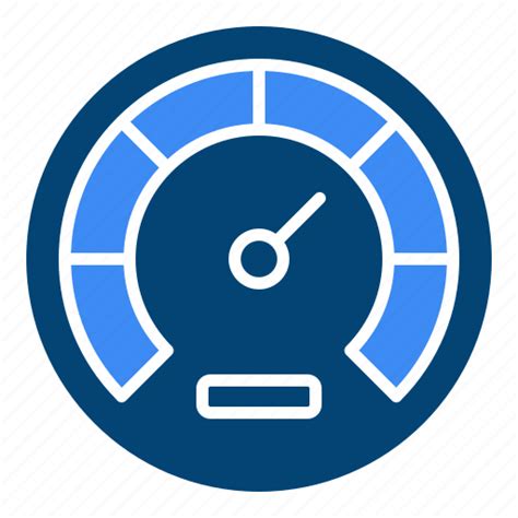 Bandwidth Latency Network Speed Speedometer Test Velocity Icon