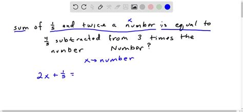 Solved The Sum Of 35 And A Certain Number Is Divided By 4 The Result Is Equal To Double The