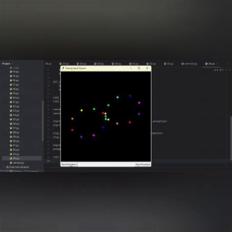 Hypnotic Pulsing Spiral Illusion 🌟 Animation Pythondeveloper Python