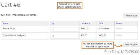 Saved Cart In My Account Section Support Portal For Magento Extensions And Services