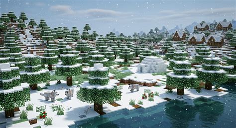 Minecraft Snowy Taiga Biome Guide Frozen Forests Wolves And Survival Tips Minecraft Wiki