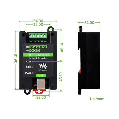 Industrial Usb To Rs485 422 Isolated Converter With Multiple Protections