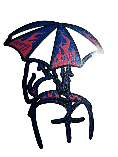 Umbrella Girl Limited Edition Blue Flame 3 Layer Limit50 Jimmy Up