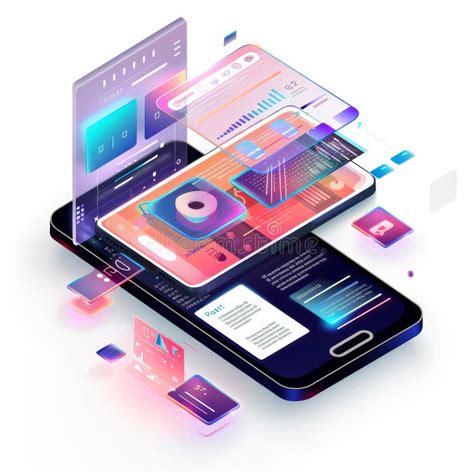 Prototype Testing For Mobile App Ui Design Software Graphic Development Concept Enhancement