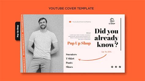 Free Psd Pop Up Shop Template Design