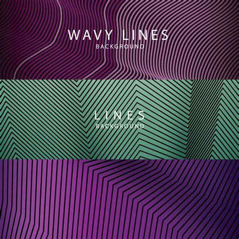 Banner Wave Lines Pattern An Abstract Stripe Background Vector 5212506 Vector Art At Vecteezy
