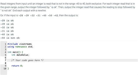 Solved Read Integers From Input Until An Integer Is Read