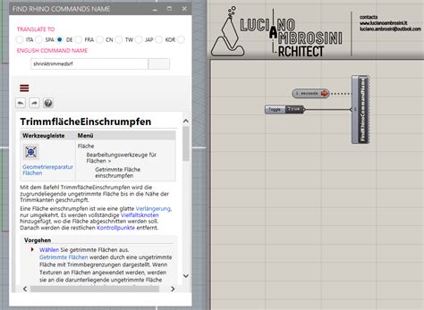 Find Rhino Commands Name Lucianoambrosiniit