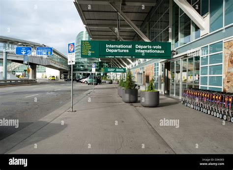 Outside The International Terminal At Vancouver International Airport