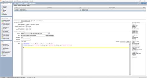 Mirth Connect Interaction With A Database Part Nucleio Information Services