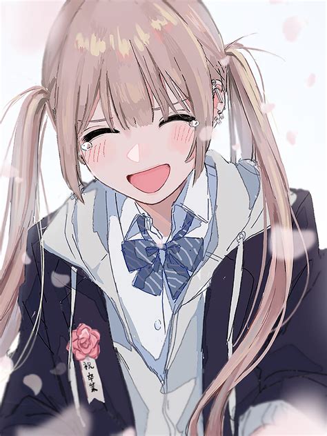 Hamafugu Original Highres 1girl Black Jacket Blazer Blonde Hair