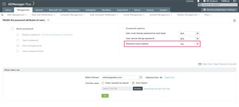 Set Password To Never Expire For Ad Users Using Powershell