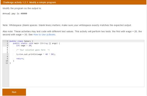 Modify The Program So The Output Is Annual Pay Is