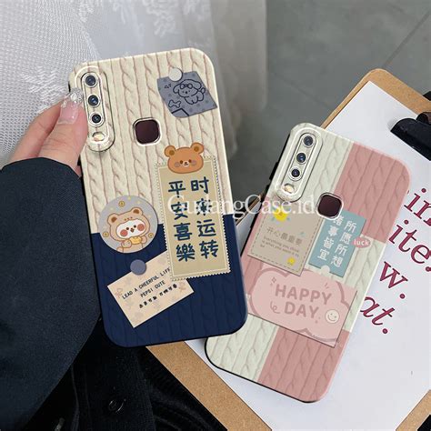 Jual Soft Case Hp Vivo Y Y Y I Y Y Y Silikon Lentur Pelindung Kamera Motif Happy Day
