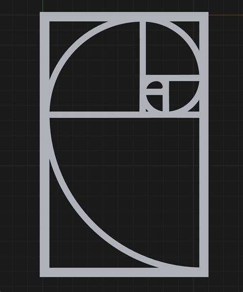 Golden Ratio Cookie Fibonacci Cutter By Perry Download Free Stl Model