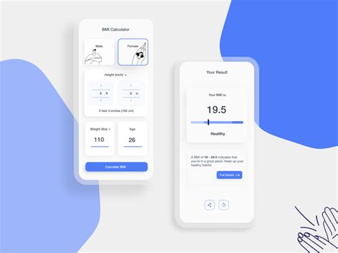 Bmi Calculator Daily Ui 004 By Huong D Tran On Dribbble