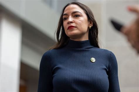 Congresswoman Alexandria Ocasio Cortez D Ny Arrives Speak Editorial