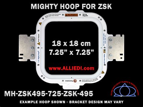 Zsk Hoop Magnetic Mighty Hoop 725 X 725 Inch 18 X 18 Cm For