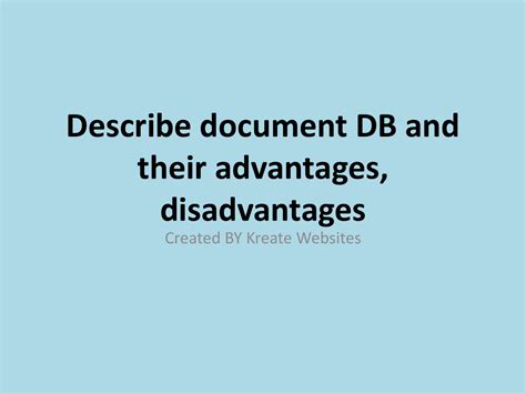 Document Db Slides Dataproducts