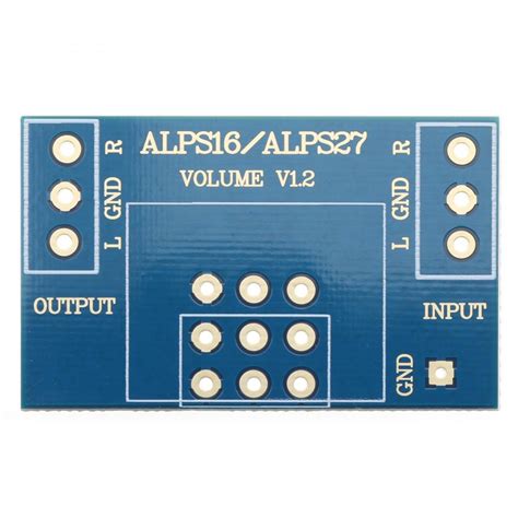 PCB For Potentiometers Input Output Connection Audiophonics PCB For Potentiometers Input Output Connection Audiophonics