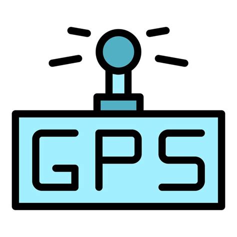 Premium Vector Gps Map Icon Outline Vector Place Route Earth Find Color Flat