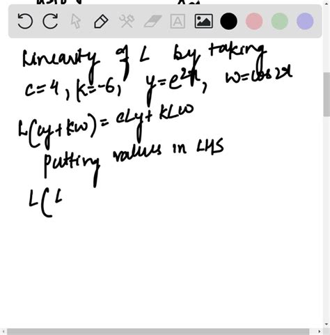 A Show That If A B And C Are Constants And Y Is Any Function Having At Least Two Derivatives