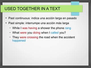 Past Simple And Past Continuous PPT