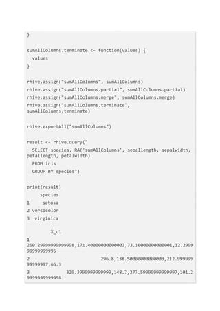 R Hive Tutorial Udf Udaf Udtf Functions PDF