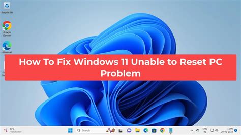How To Fix Windows Unable To Reset PC Problem YouTube