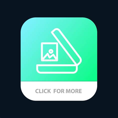 Image Gallery Picture Mobile App Button Android And Ios Line Version