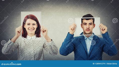 Introvert Vs Extrovert Stock Image Image Of Hidden 128941279