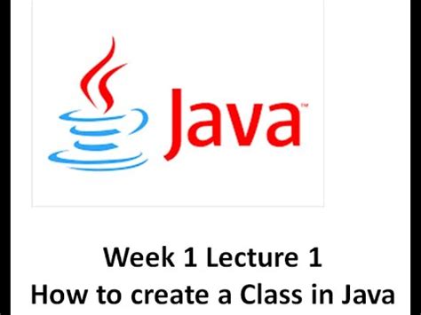 How To Create A User Defined Class In Java YouTube