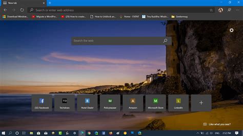 How To Change Microsoft Edge New Tab Page Search Box Search Engine