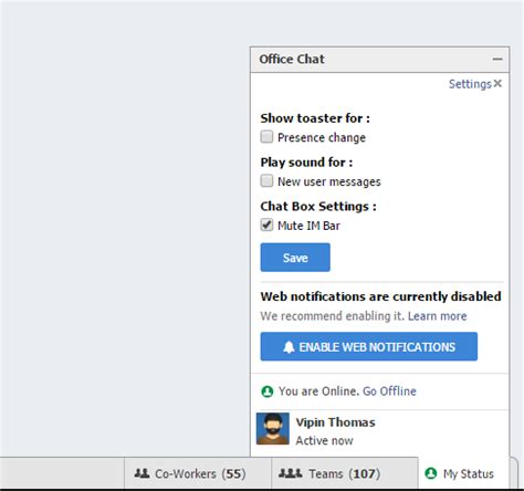 Web Notifications