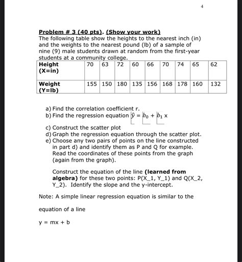 solved problem 3 40 ﻿pts show your work the following