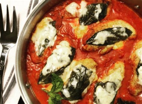 Light Chicken Parmesan With Fresh Basil Recipe Spree By Cucina Vivace