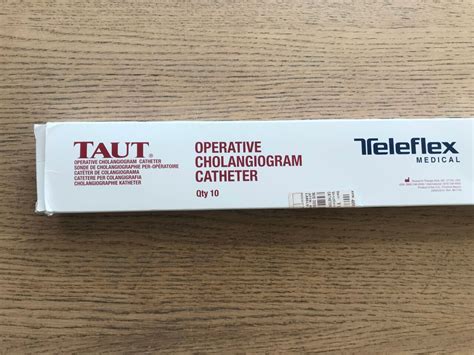 New Teleflex 20018 M55 Operative Cholangiogram Catheter 4 5f 10 Box Disposables General For