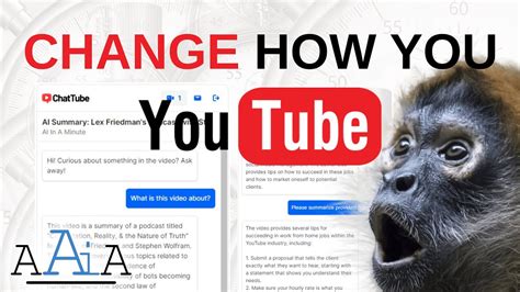 Maximize Your Youtube Experience With Chattube Ai Powered Chrome