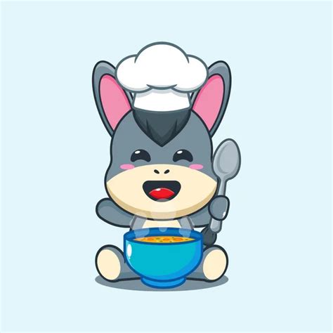 Chef Wolf Cartoon Vector Dish Stock Vector By ©artprodite 660827216