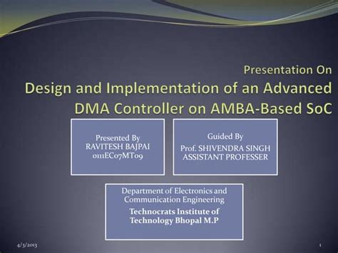 Amba Advanced High Performance Bus Ahb Protocol Pptx