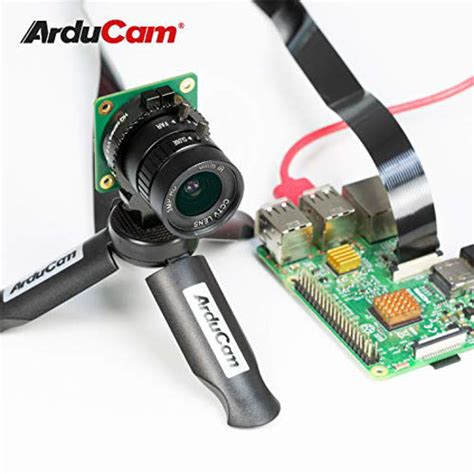 GetUSCart Arducam Lens For Raspberry Pi HQ Camera Wide Angle CS Mount Lens 6mm Focal Length
