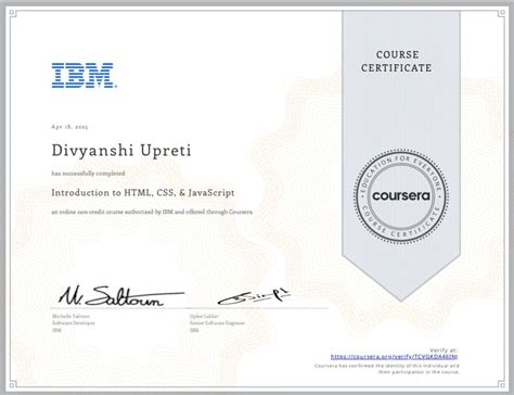 Webdevelopment Html Css Javascript Ibm Coursera Frontenddevelopment Lifelonglearning