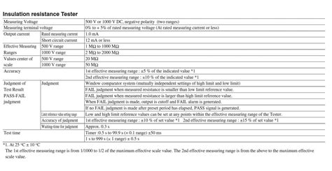 Kikusui Tos8870a Insulation Resistance Tester Withstanding Voltage Insulation Resistance Tester