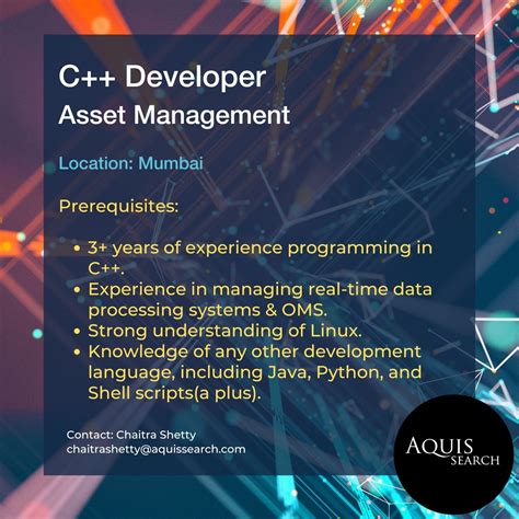 Chaitra Shetty On Linkedin Aquissearchjobs