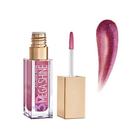 GOLDEN ROSE Блеск для губ 3D Mega Shine Lipgloss, Красный лосось, №106 ...
